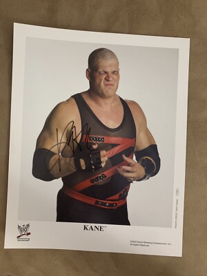Kane Autograph 8x10 Promo P-836 WWE WWF | eBay