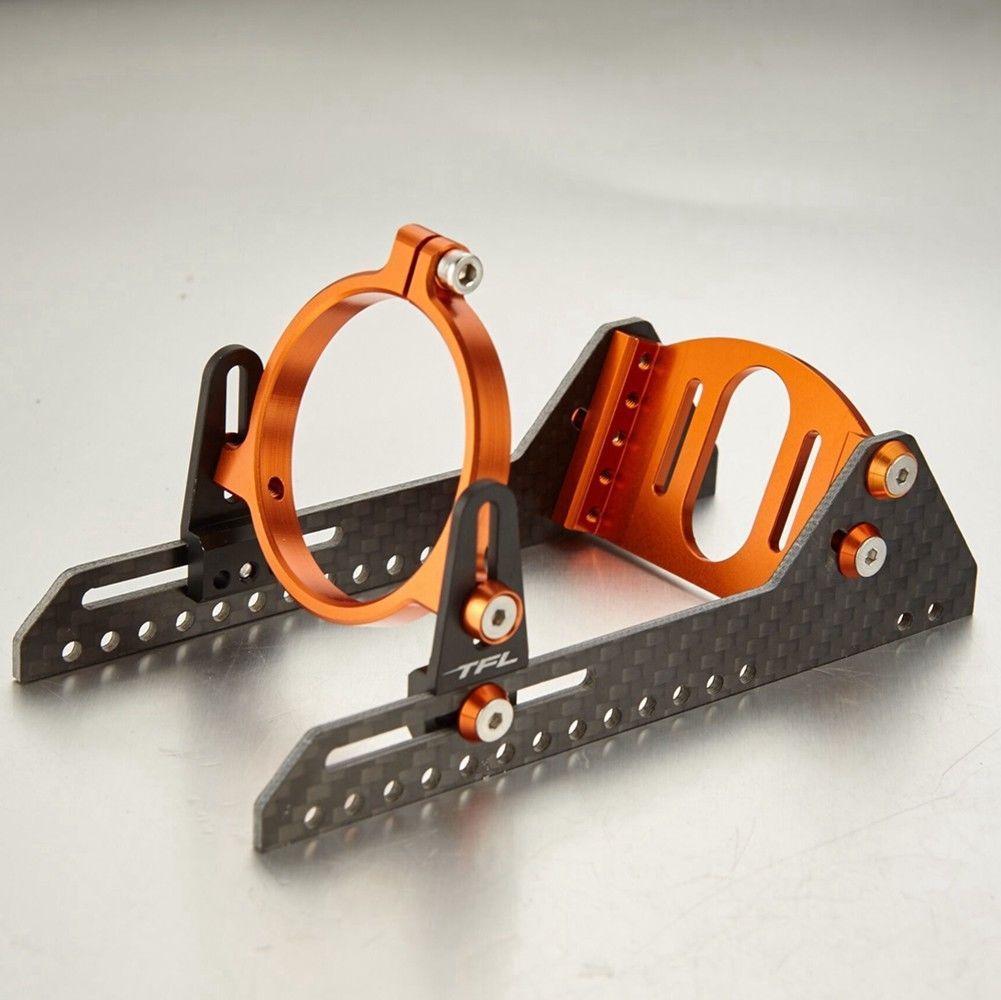 Orange Carbon Adjustable Motor Mount For 36mm / 40mm Series Motor RC ...