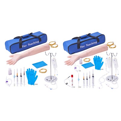 VEVOR IV Practice Kit Phlebotomy Venipuncture Practice Arm for Students ...