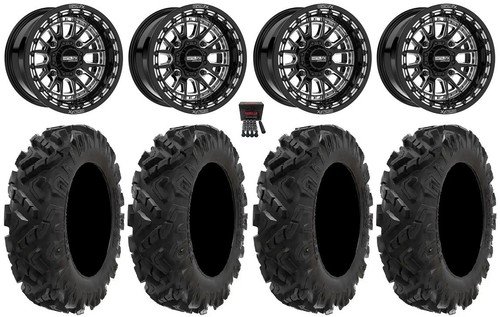 Metal FX Slayer Bdlk CC 15" Wheels Black 32" Attack 2.0 Tires Renegade ...