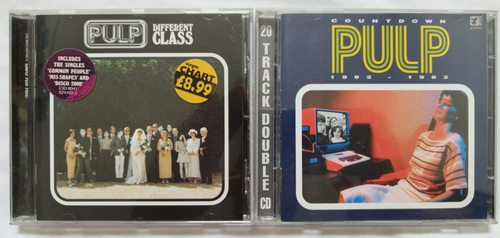 PULP - DIFFERENT CLASS + COUNTDOWN 1992-1983 - UK 2CD ALBUM + UK 1CD ...