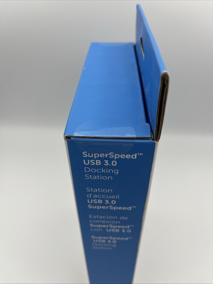 SuperSpeed Docking Station Dell D3000 USB 3.0 DVI HDMI Fast Gigabit ...