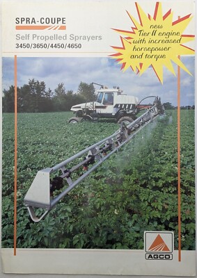 Original AGCO Self Propelled Sprayers Sales Brochure, c 2003 - 3450 ...