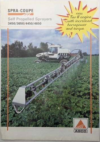 Original AGCO Self Propelled Sprayers Sales Brochure, c 2003 - 3450 ...