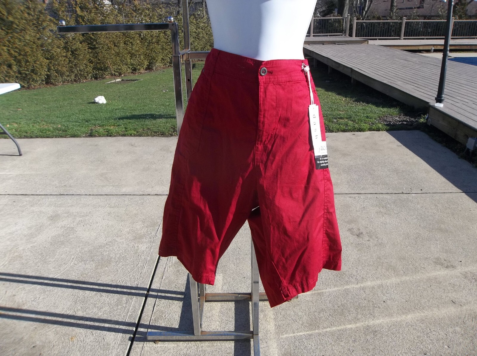 NWT DASH RED BERMUDA SHORTS 18W | eBay