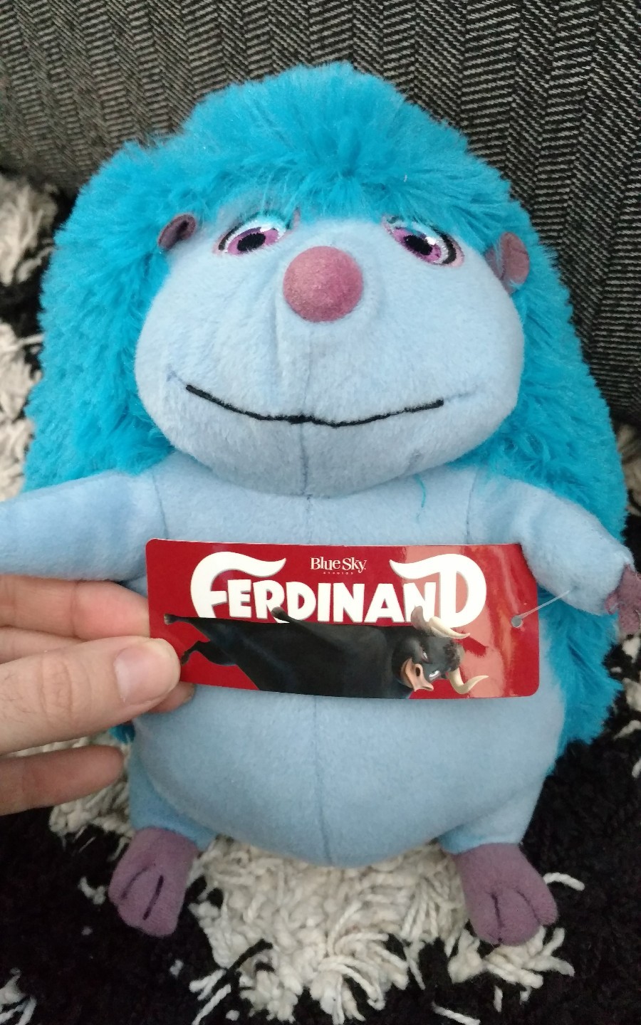 FERDINAND Movie Cuatro Hedgehog Plush Stuffed Toy Factory Blue Sky Doll ...