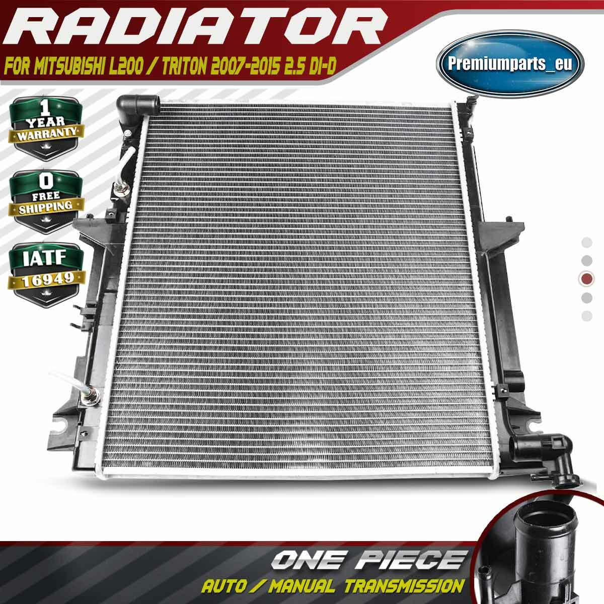 Engine Cooling Radiator for Mitsubishi L200 / TRITON 2007-2015 2.5 DI-D ...