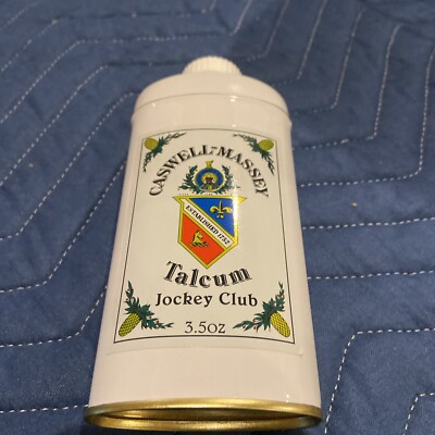 Caswell-Massey JOCKEY CLUB Talc Powder Shaker 3.5 oz Vintage Rare New ...