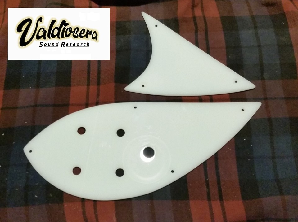 Custom PLEXIGLASS upper & lower pickguard set for Rickenbacker 325 ...