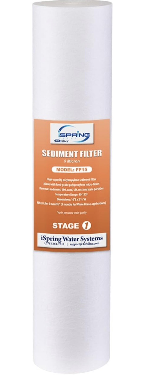 iSpring Filter Replacement for Standard Reverse Osmosis RO Filter ...