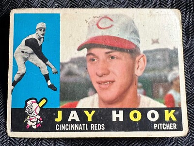 1960 Topps Jay Hook #187 Cincinnati Reds | eBay