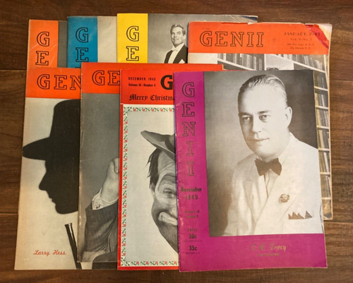 Genii Magazine Lot of 9 Magic Magicians Magic Tricks 1945 | eBay