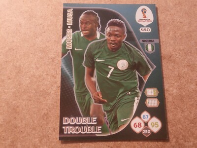 MOSES + MUSA (NIGERIA), FOOTBALL TRADING CARD #JT29 | eBay