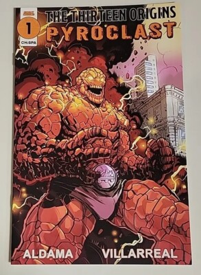 THIRTEEN ORIGINS PYROCLAST #1 12/2023 NM-/VF+ COVER A VILLARREAL SCOUT ...