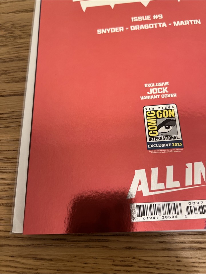 ABSOLUTE BATMAN 9 & 10 JOCK SDCC EXCLUSIVE CONNECTING VARIANT SET NM ...