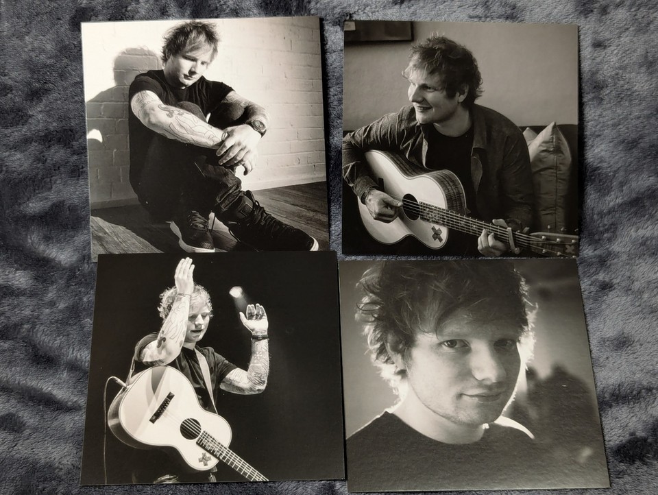 Ed Sheeran Multiply X Box Set - Signed Booklet, Stickers, Keychain, Etc ...