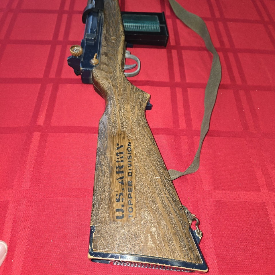 Johnny Eagle Lieutenant Topper Toy Rifle Vintage | eBay