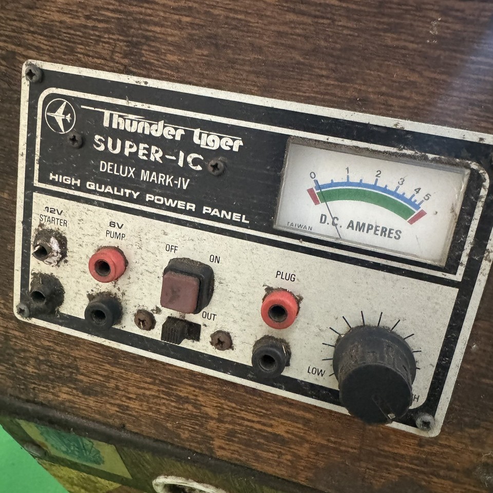 RC Plane Field Tote Box with Thunder Tiger Power Panel Two Drawers and ...