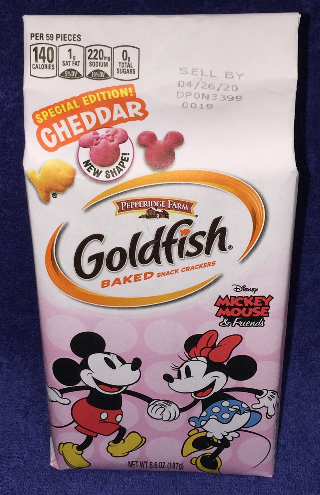 Pink Goldfish Crackers
