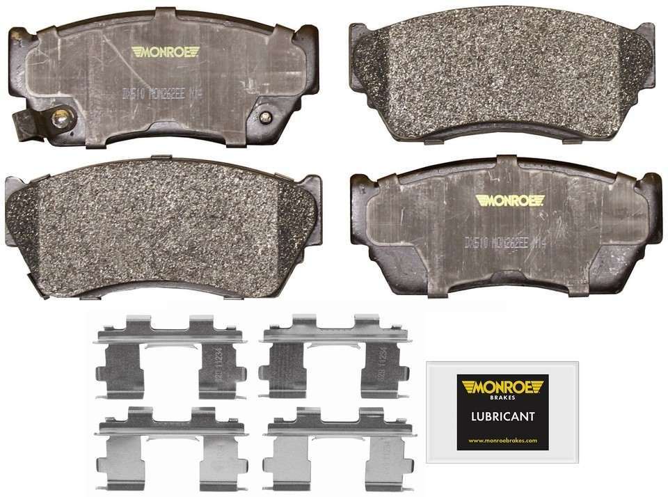 Disc Brake Pad Set-Total Solution Semi-Metallic Brake Pads Monroe DX510 ...