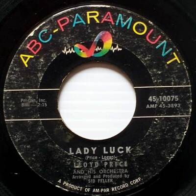 Lloyd Price - Lady Luck / Never Let Me Go [7" 45 rpm Single] | eBay