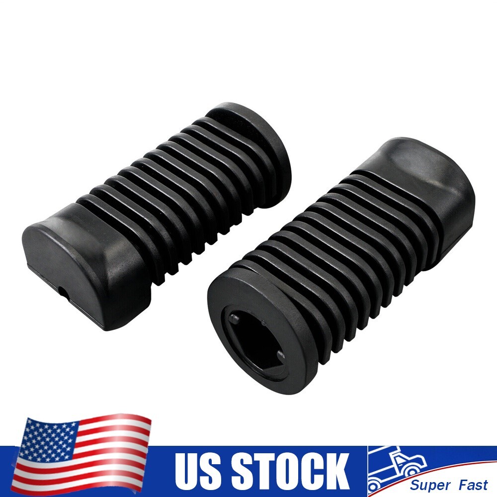 Pair Foot Pegs Footrest Rubber Fits Honda CT90 CL90 SL90 CB450 CL175 ...