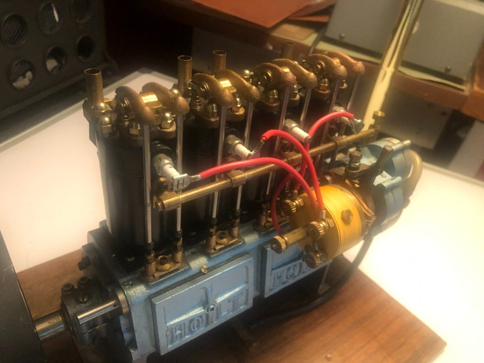 (A2) Caterpillar Holt 4 cylinder 1/4 scale model engine. | eBay