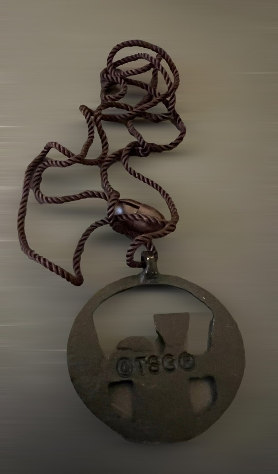 Terra Sancta Guild TSG Communion Necklace Pendant Metal Red Black 2 1/4 ...