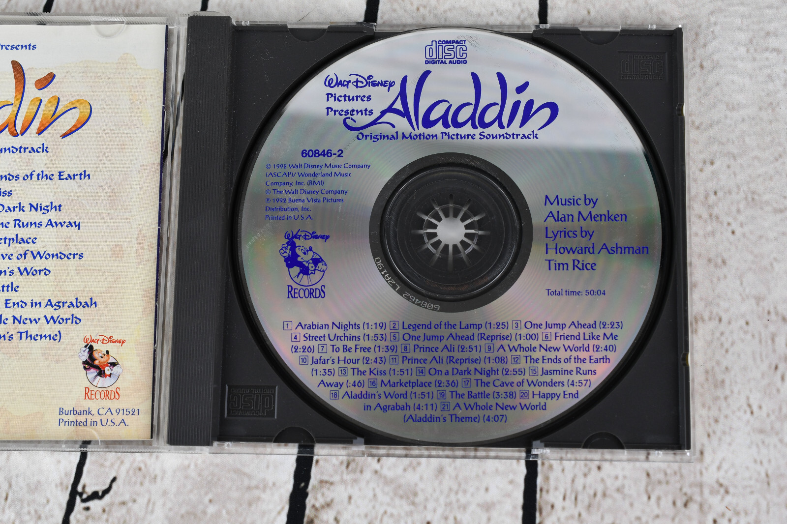 Aladdin - Walt Disney Pictures Presents Original Motion Picture ...