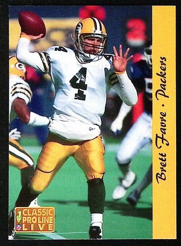 Brett Favre - 1993 Classic Pro Line Live #88 - Packers | eBay