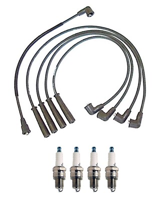 Denso Ignition Wire Kit (7mm) (4 Pieces) (U-Groove Conventional) (Gap 0 ...