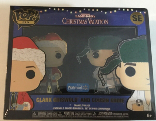 Funko Pop Pins Christmas Vacation Pin Set Clark Griswold & Cousin Eddie ...