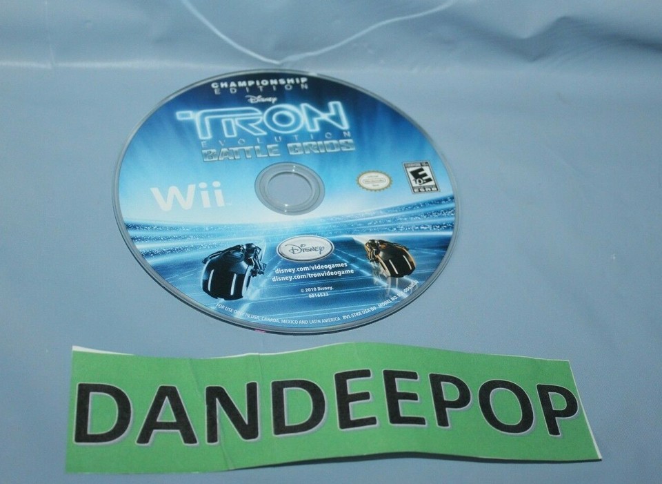 Disney Championship Edition Tron Evolution Battle Grids Nintendo Wii ...