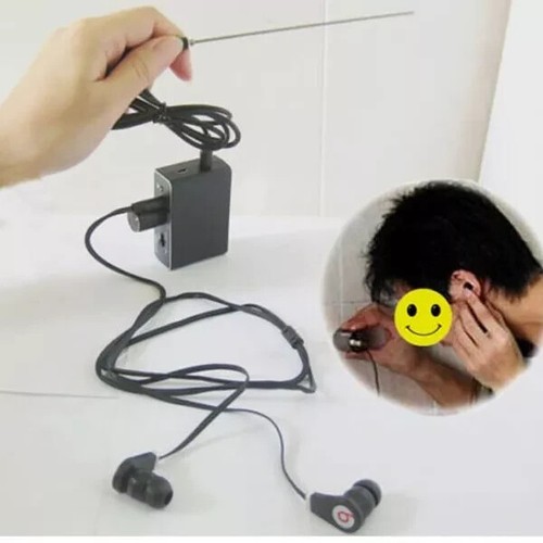 Wall Audio microphone Highly Sensitive Voice bug/ear listen through bug ...