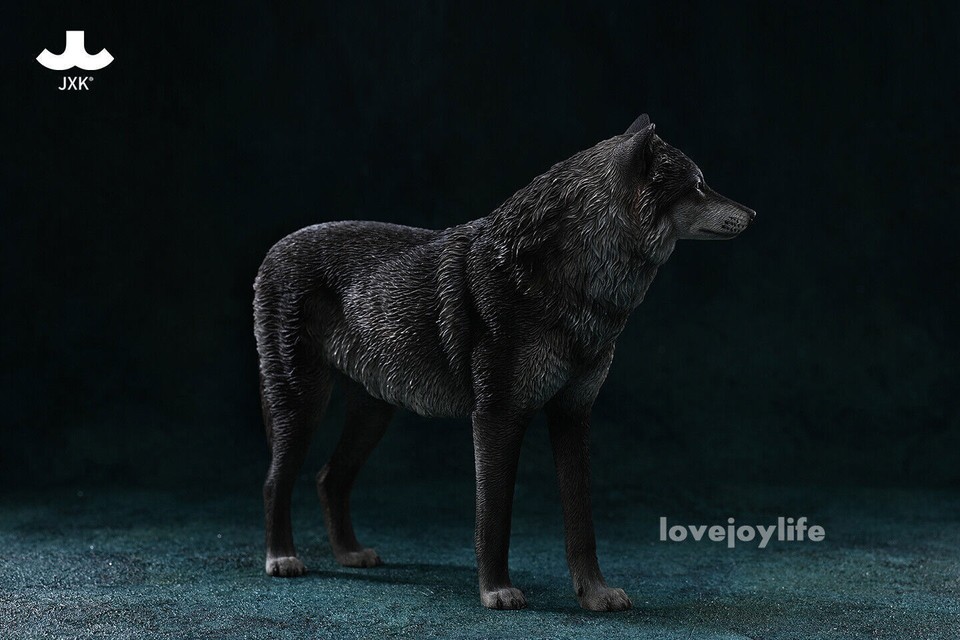 JXK 1/6 Arctic Wolf Model Canis Lupus Arctos Figure Wild Animal ...