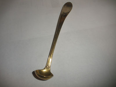 Early American Antique 1857 Robert Rait Sterling Silver Small ladle ...