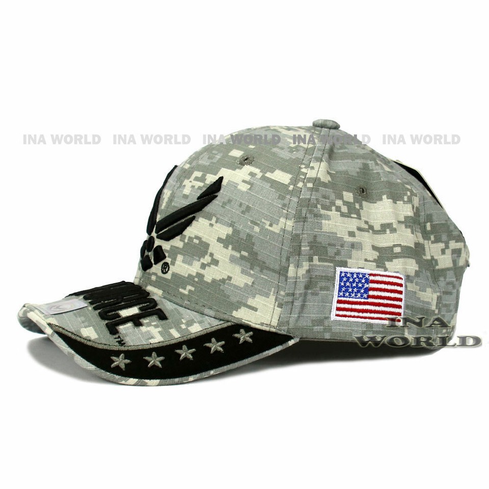 U.S. AIR FORCE Hat Cap USAF Military Official Licensed Baseball Cap ...