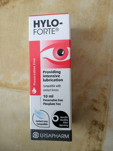 2 X Hylo-forte Intensive Lubricating Eye Drops 10ml for sale online | eBay