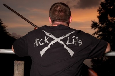 Hick Life Nation Lyfe Gun Logo T-Shirt, Country, Redneck, Hunting ...