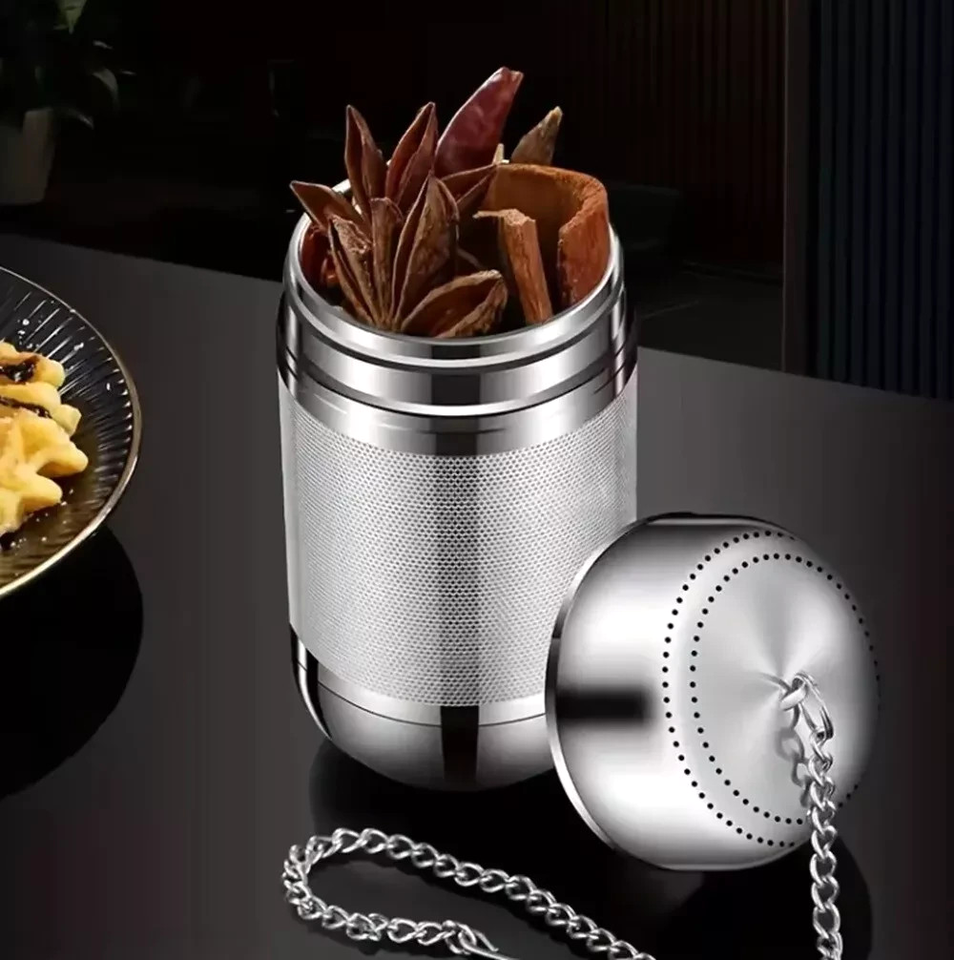 Stainless Steel Tea Infuser – Loose Leaf Tea & Spice Strainer Seasoning ...