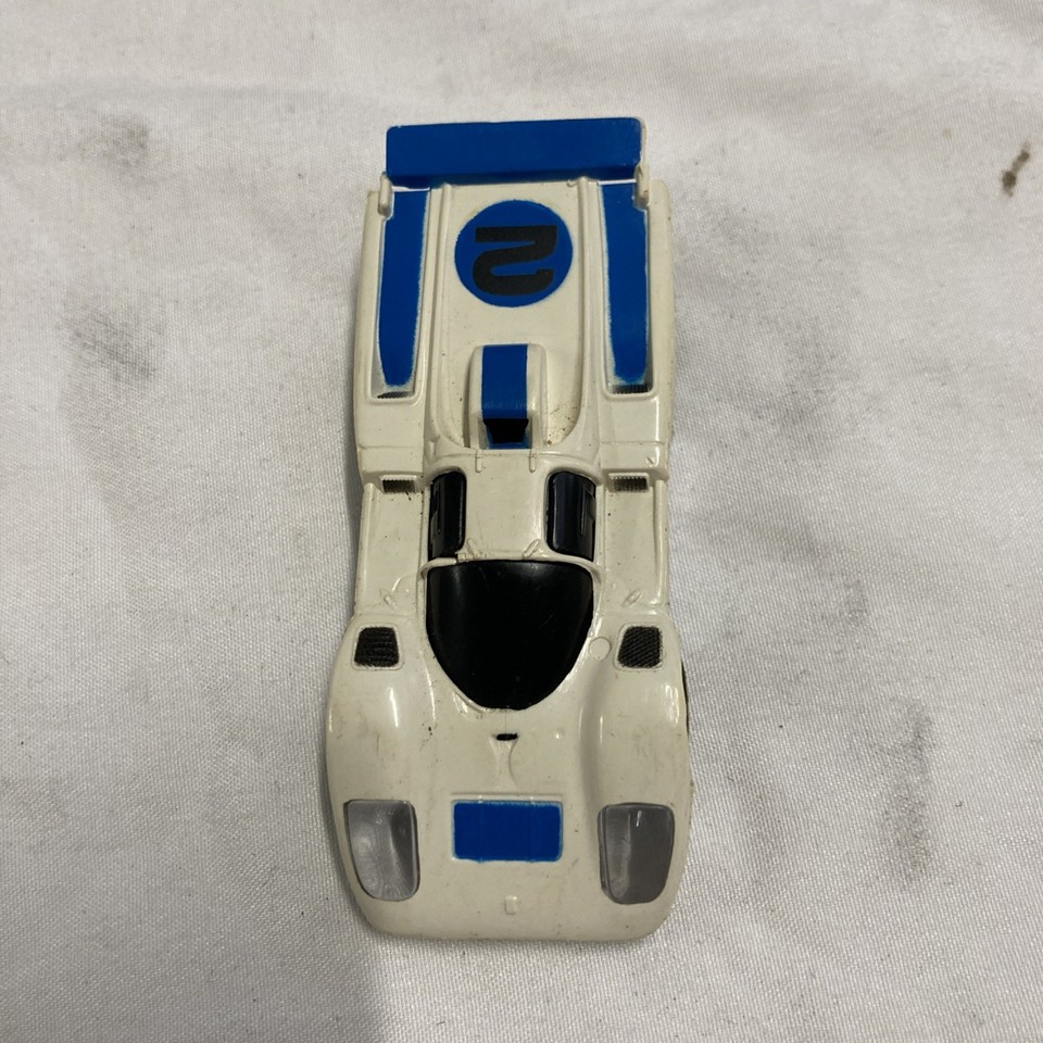 1972 AURORA AFX FERRARI 512M WHITE/BLUE # 2 SLOT CAR | eBay