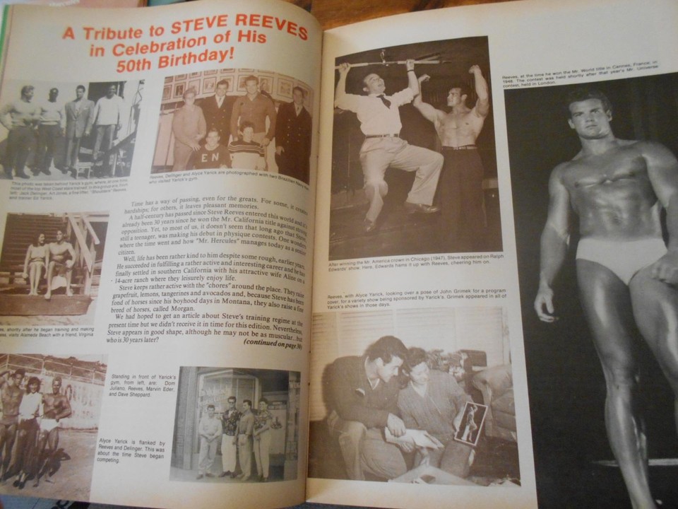 MUSCULAR DEVELOPMENT bodybuilding muscle magazine RON BOURQUE/Steve ...