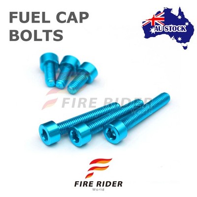 BLUE Billet Fuel Tank Cap Bolts Kit For Triumph Speed Triple /R 11-17 ...