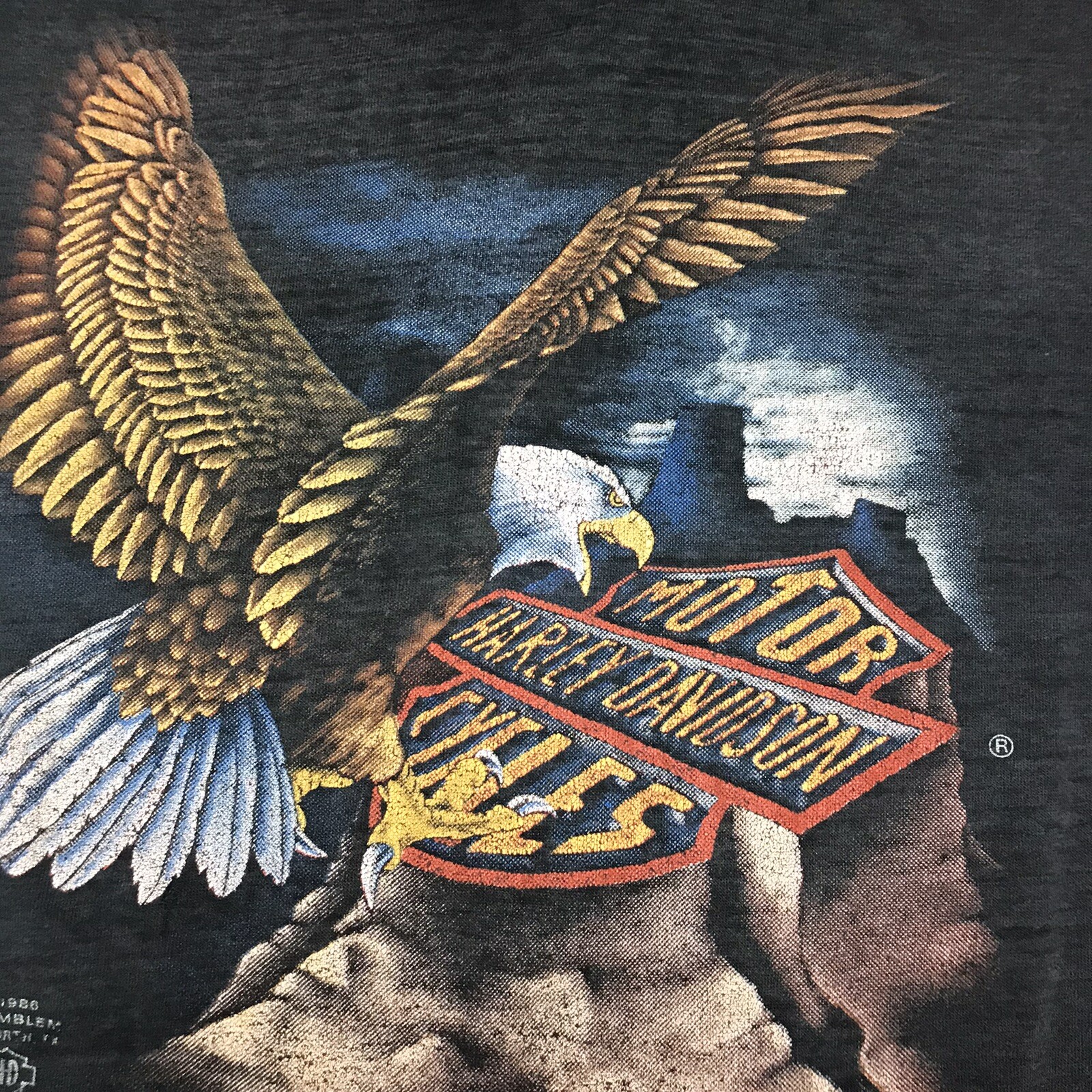 Vintage Harley Davidson Eagle Logos