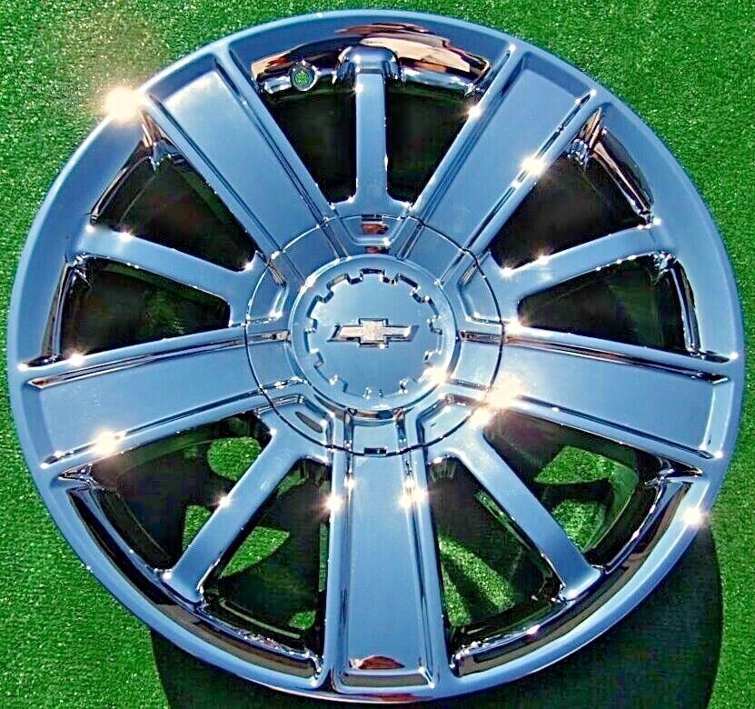 Chrome Chevrolet Silverado Tahoe Suburban Wheel OEM Factory Spec ...