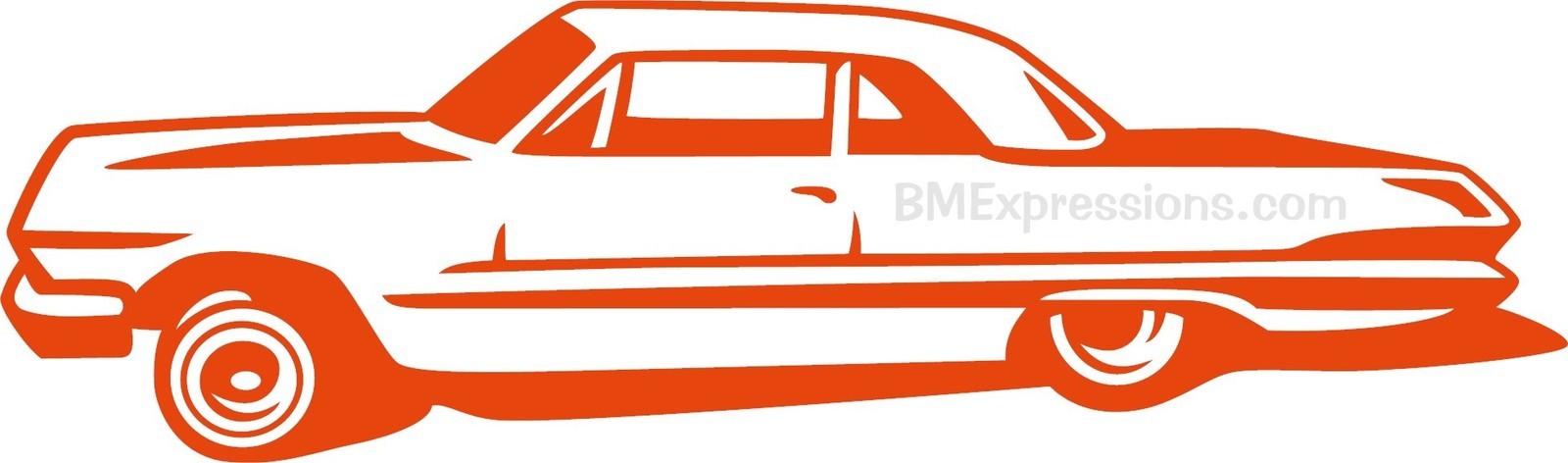 1962 - 1964 Chevy Impala Vinyl Decal Your Color Choice Sticker | eBay