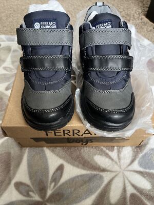 FERRATO OUTDOOR Boys Shoes Size US 13 MEX 20 GRAY BLACK | eBay