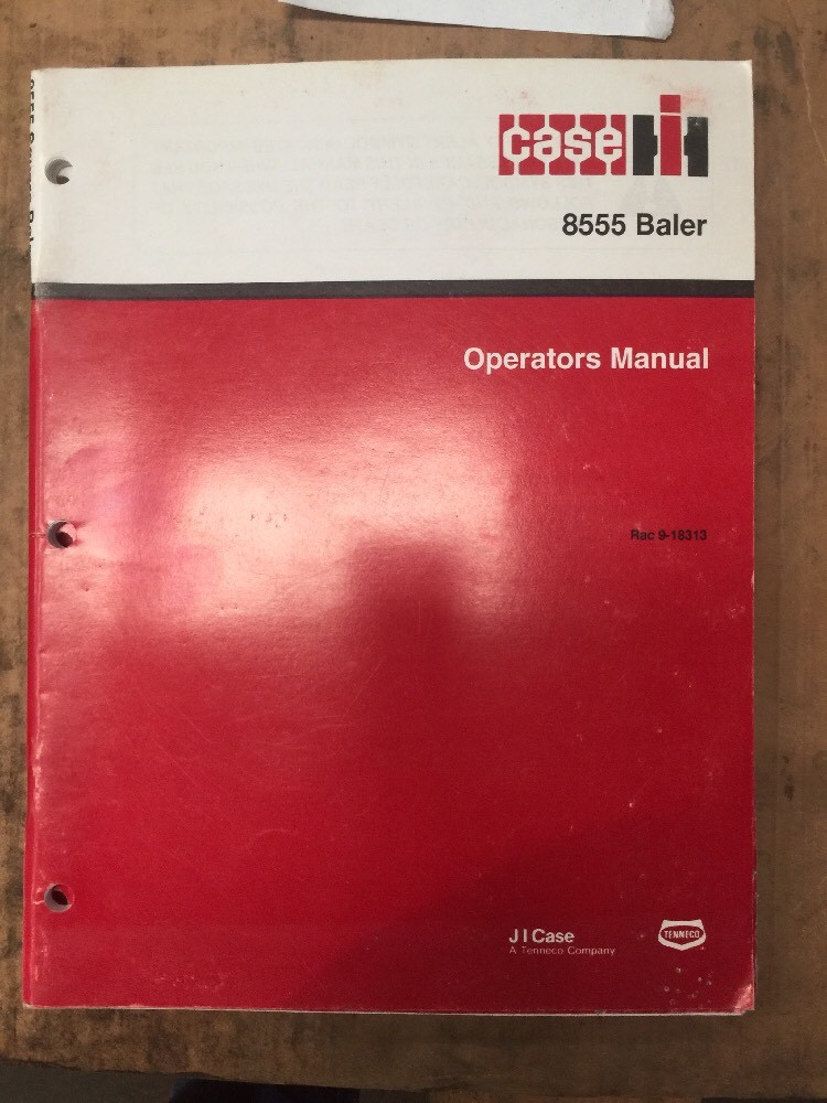 CASE/IH 8555 BALER OPERATOR'S MANUAL "NEW" NOS | eBay