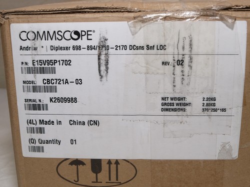 CommScope CBC721A-03 Active Diplexer combines 698–894 MHz and 1710–2170 ...