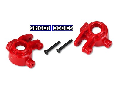 Traxxas 9037r Steering Blocks Extreme Heavy Duty Red for use w/ #9080 ...